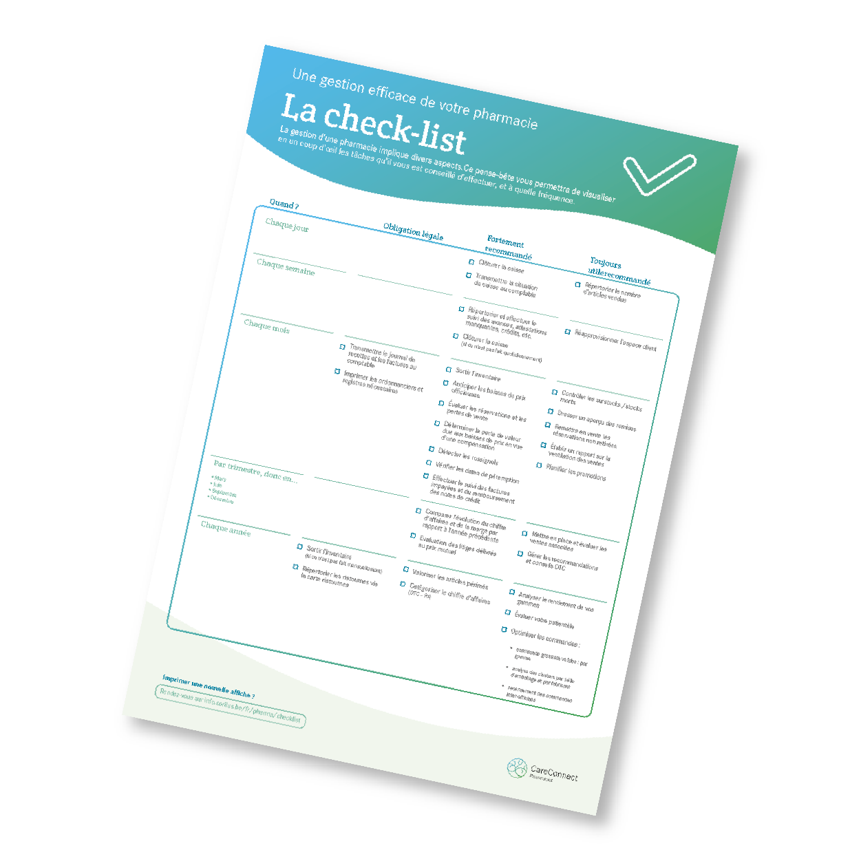 Merci d'avoir téléchargé notre check-list
